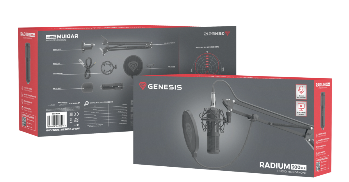 Genesis Radium 300 XLR GAMING MICROPHONE | Gamepcdirect.nl
